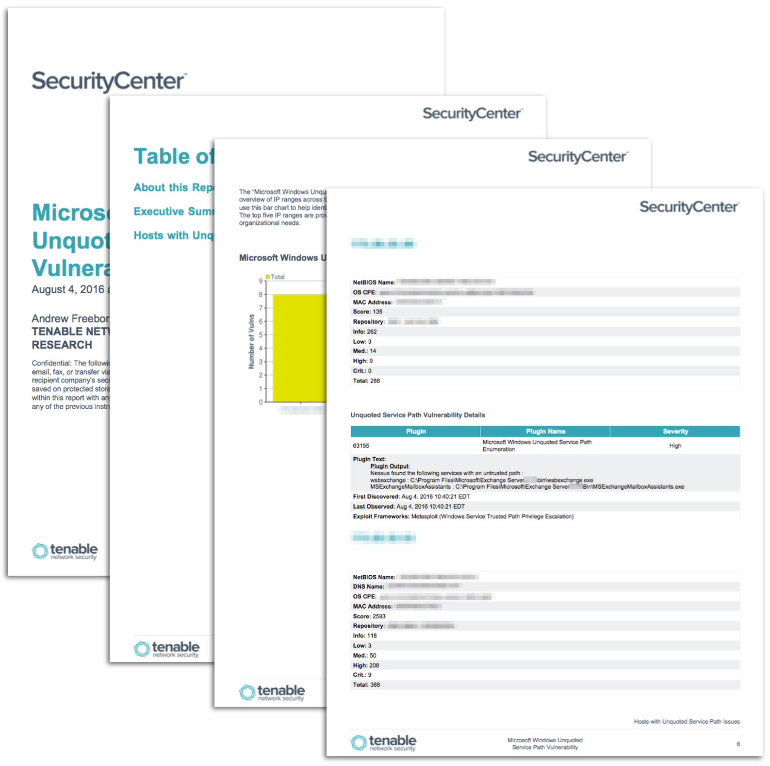 Microsoft Windows Unquoted Service Path Vulnerability Sc Report Template Tenable®